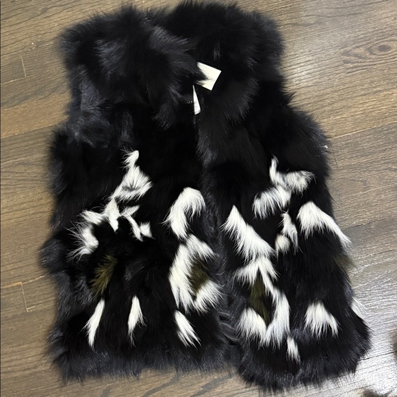 Adrienne Landau | Jackets & Coats | Adrienne Landau Black And White ...